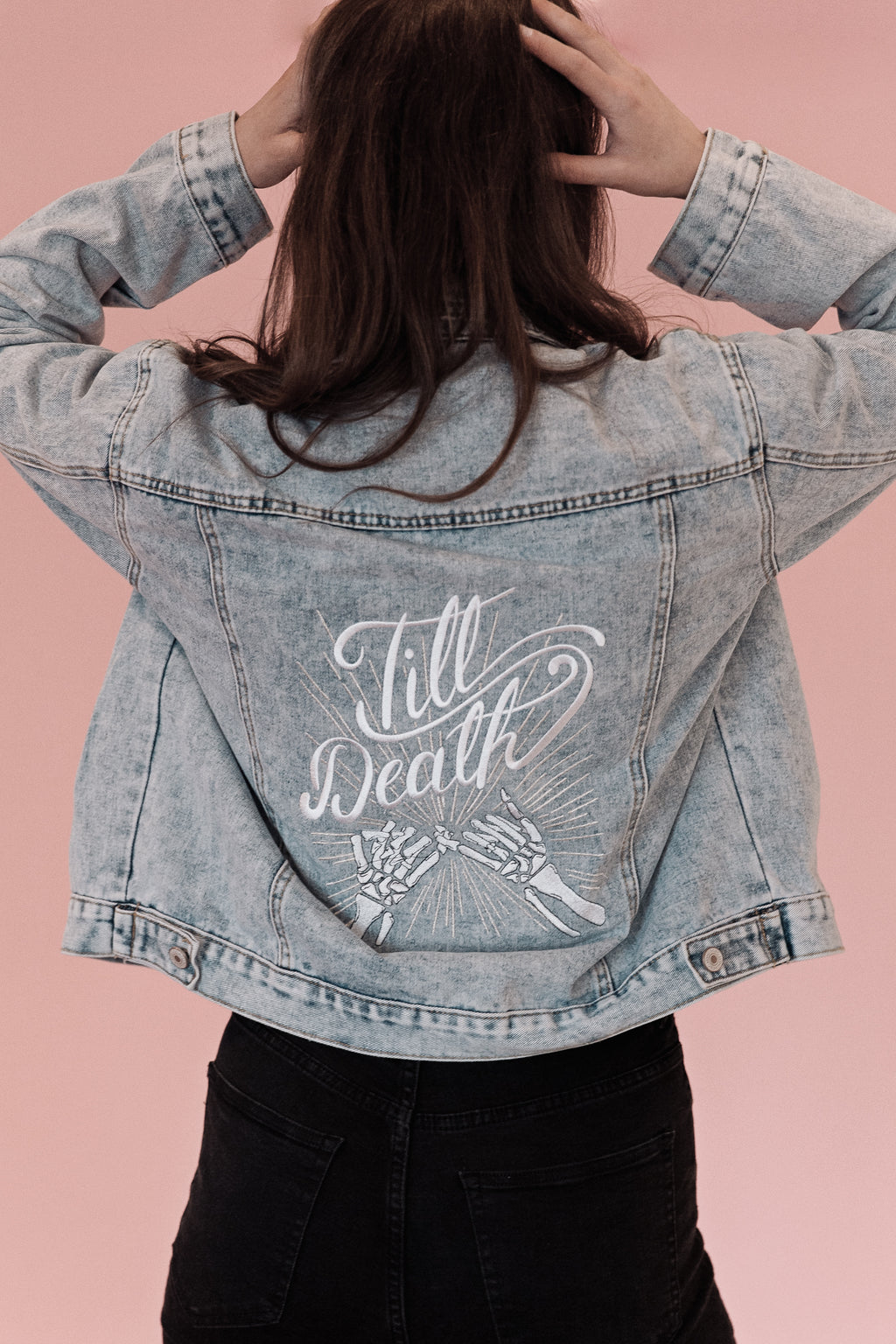 Till Death Denim Jacket for Bride – Something New Bridal Box